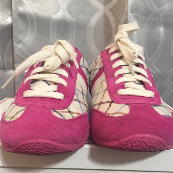 Coach | Shoes | Authentic Coach Pink Sneakers | Poshmark